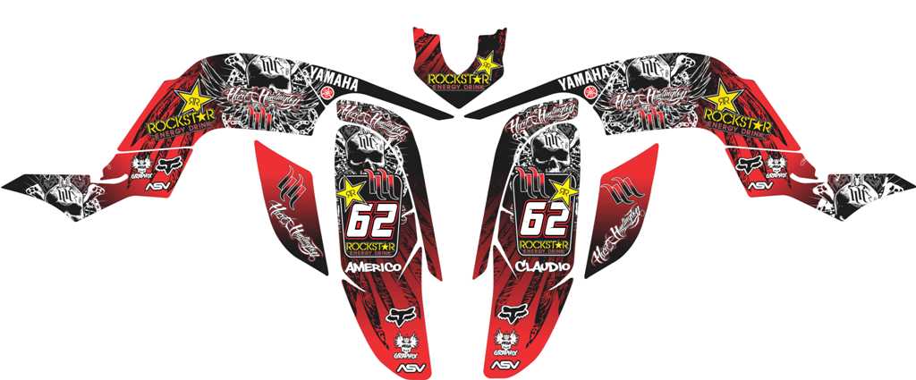 Yamaha Raptor 660 Graphics Kits & Decals | KrazyGraphics ...