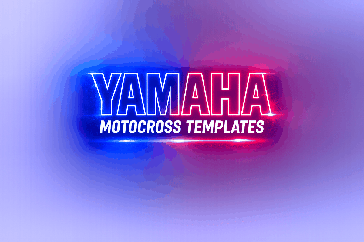 Yamaha Motocross Templates – Krazygraphics.com