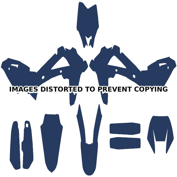 Husqvarna CR 125 2009-2013 Motocross Vector Template | KG ...