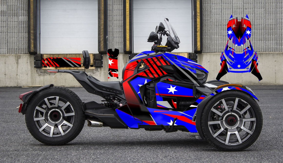 Can-Am Ryker Wraps & Graphics Kits | KrazyGraphics – Krazygraphics.com