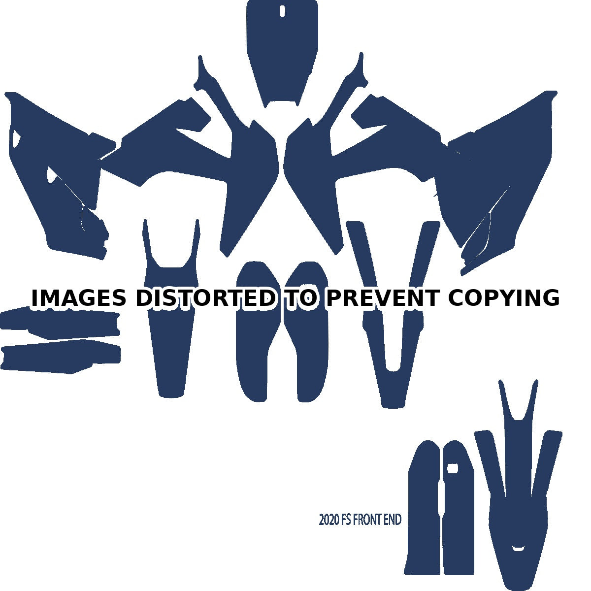Husqvarna FS 2019-2022 Motocross Graphics Vector Template ...