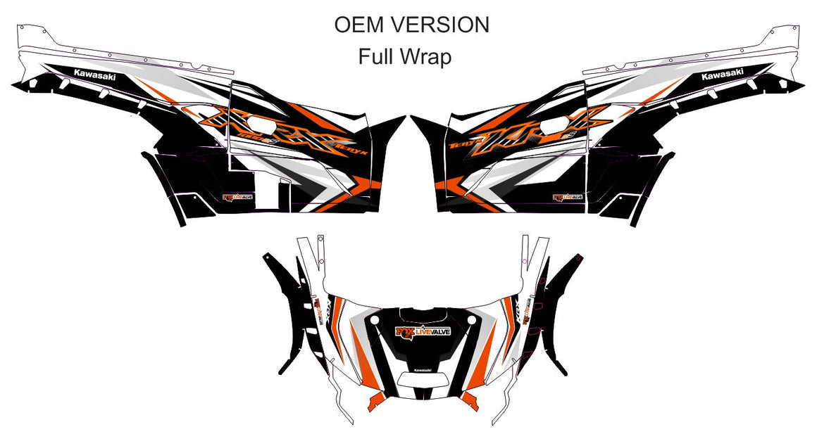 Kawasaki KRX 1000 Graphics & Wrap Kits (2020–2026) – Krazygraphics.com