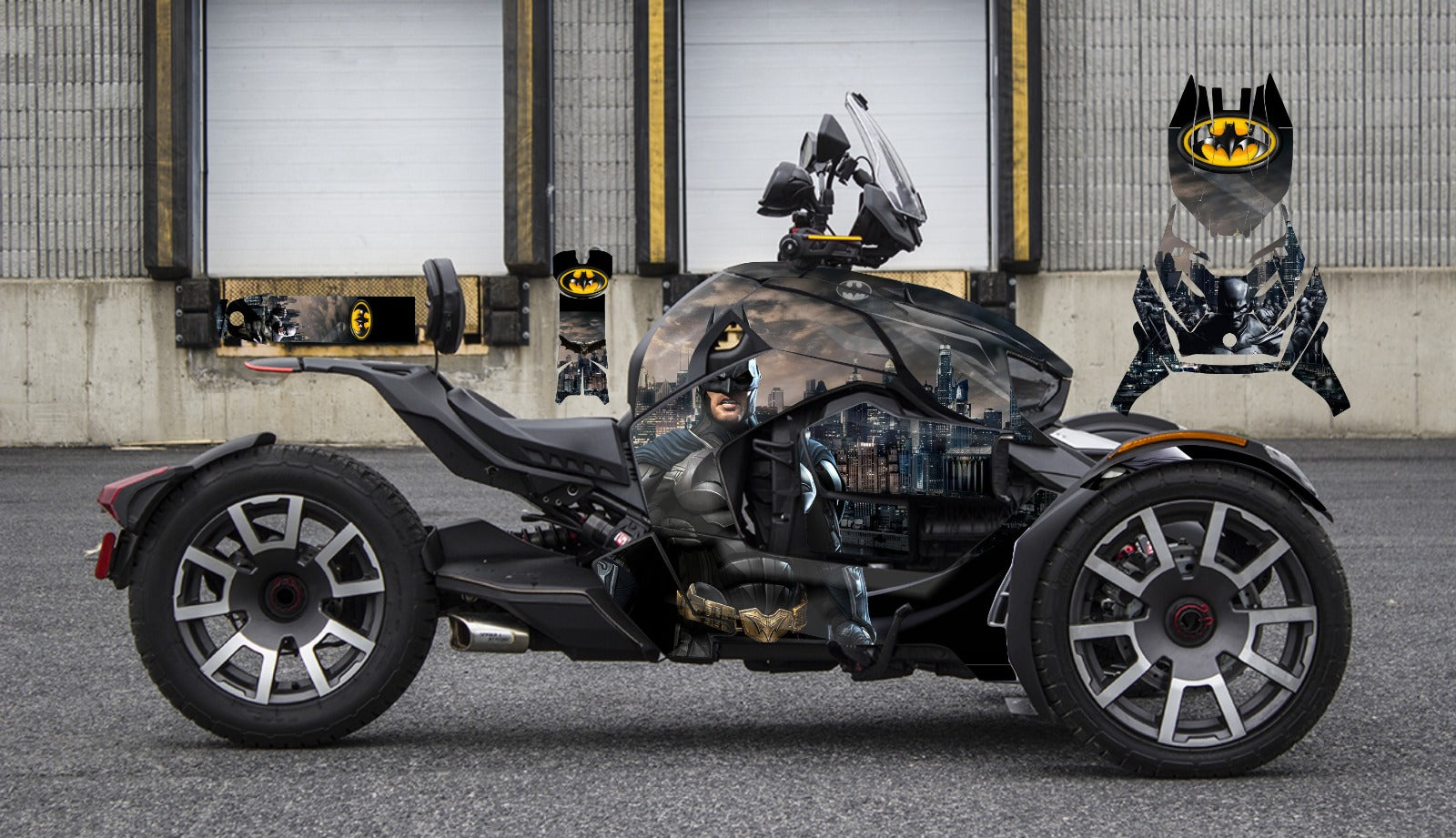 CanAM Ryker Graphics BatMan – Krazygraphics.com