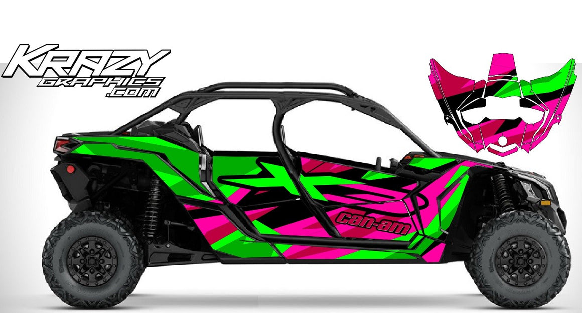Can-Am Maverick X3 Max Wraps & Graphics Kits – Krazygraphics.com