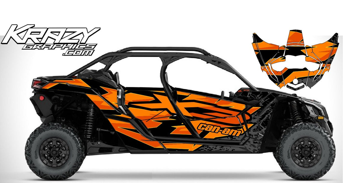 Can-Am Maverick X3 Max Wraps & Graphics Kits – Krazygraphics.com