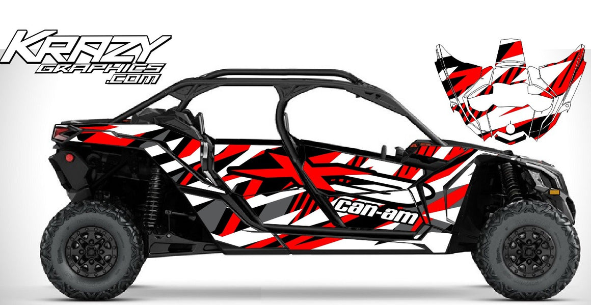 Can-Am Maverick X3 Max Wraps & Graphics Kits – Krazygraphics.com
