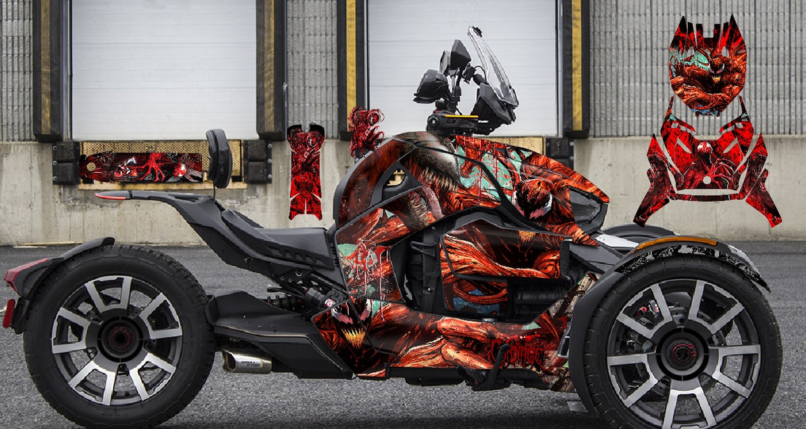 CanAM Ryker Graphics Superwoman Carnage Graphic Kit Wrap | Can-Am ...