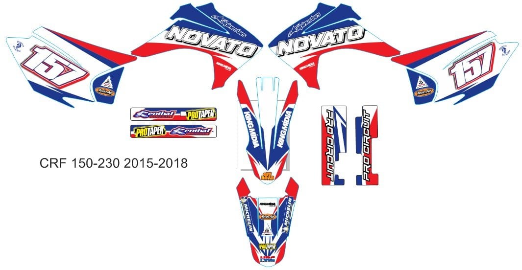 Honda CRF 130-230 (2015)-(2017) D22 – Krazygraphics.com