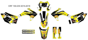 Honda CRF 130-230 (2015)-(2017) D30 – Krazygraphics.com