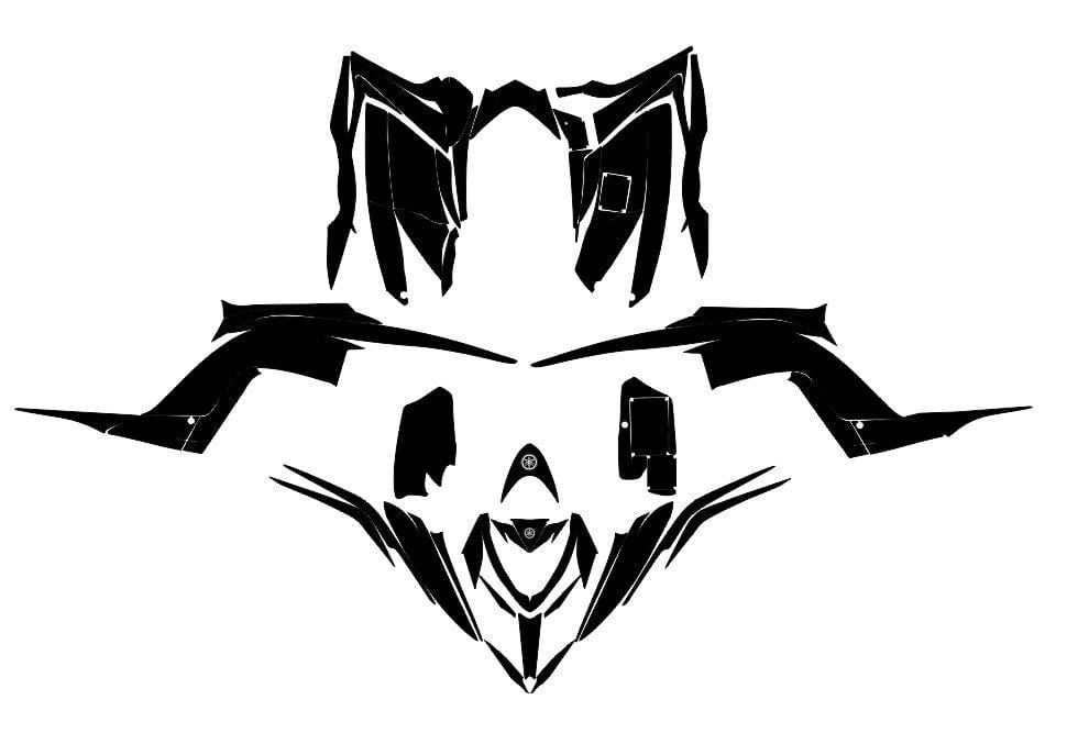 Yamaha Raptor 700 2013-2019 - V3 Template – Krazygraphics.com
