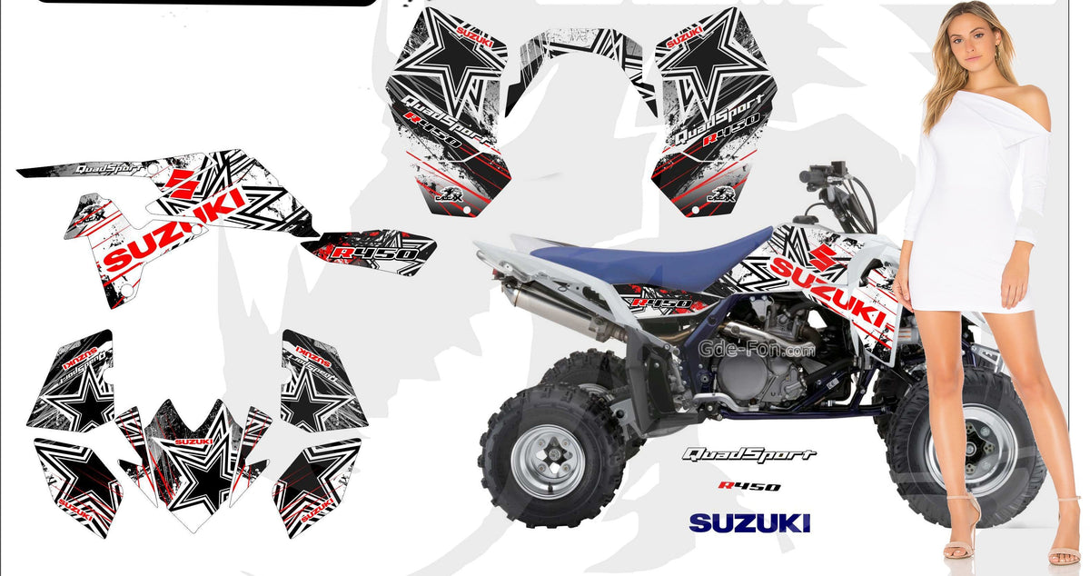 Suzuki LTR 450 Graphics d106 – Krazygraphics.com