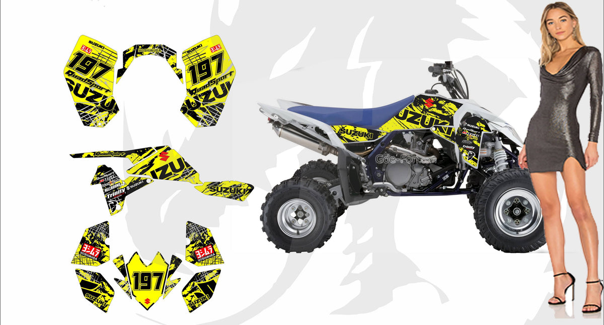 Suzuki LTR 450 Graphics d109 – Krazygraphics.com