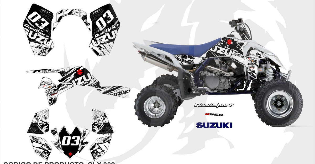 Suzuki LTR450 graphics kit LTR110 – Krazygraphics.com