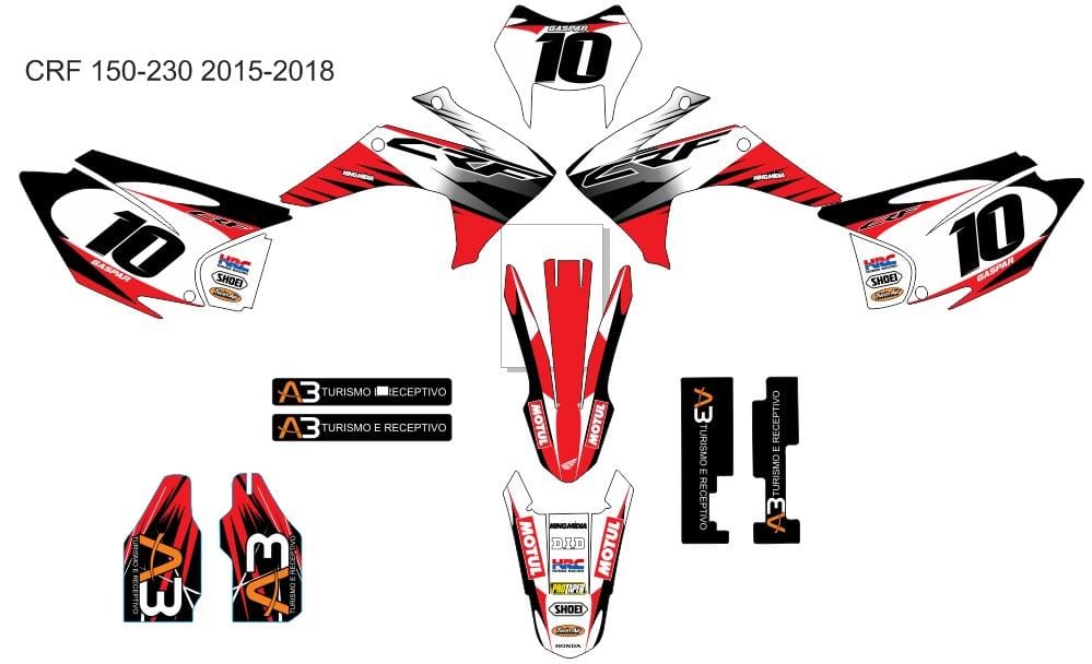 Honda CRF 130-230 (2015)-(2017) D20 – Krazygraphics.com