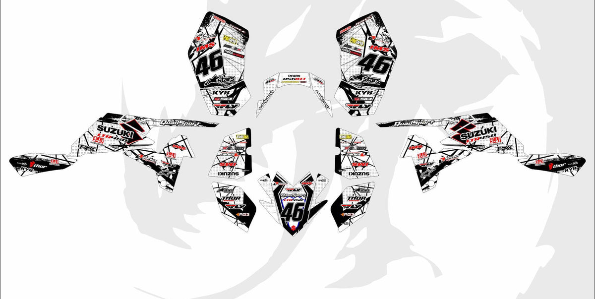 Suzuki LTR 450 Graphics d101 – Krazygraphics.com
