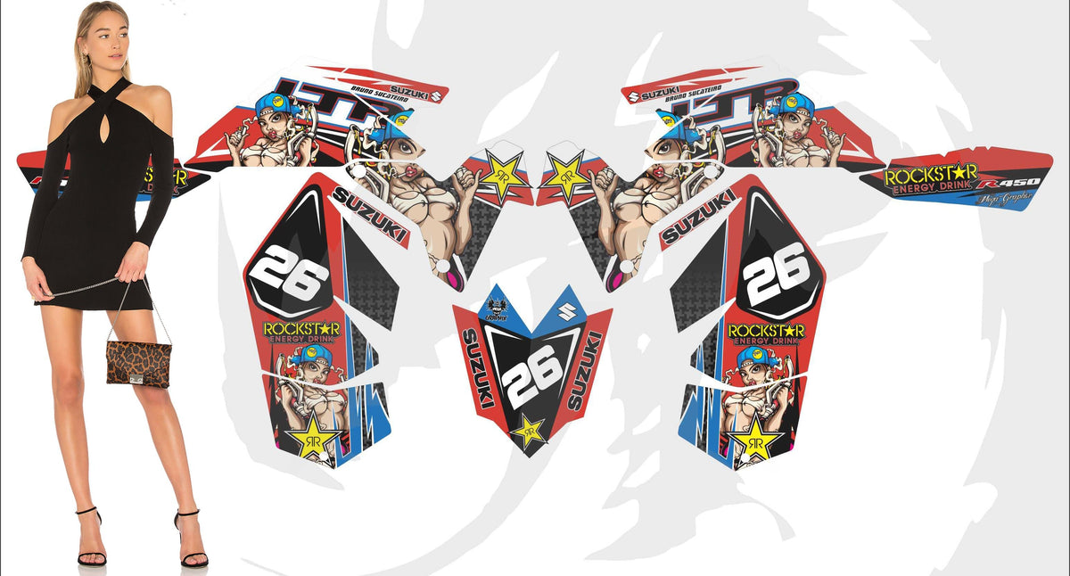 Suzuki LTR450 graphics kit LTR102 – Krazygraphics.com