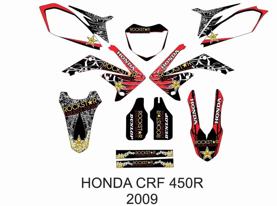 Honda CRF 450 Graphics 2009-2012 CRF250 2010-2013 | Premium UTV Wrap ...
