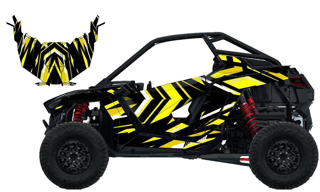 Polaris RZR Pro XP 2020-2024 Wrap KG-23 | KrazyGraphics – Krazygraphics.com