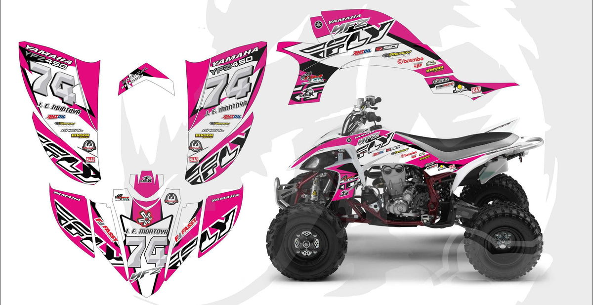 Yamaha YFZ Graphics (2004-2008)-d112 – Krazygraphics.com