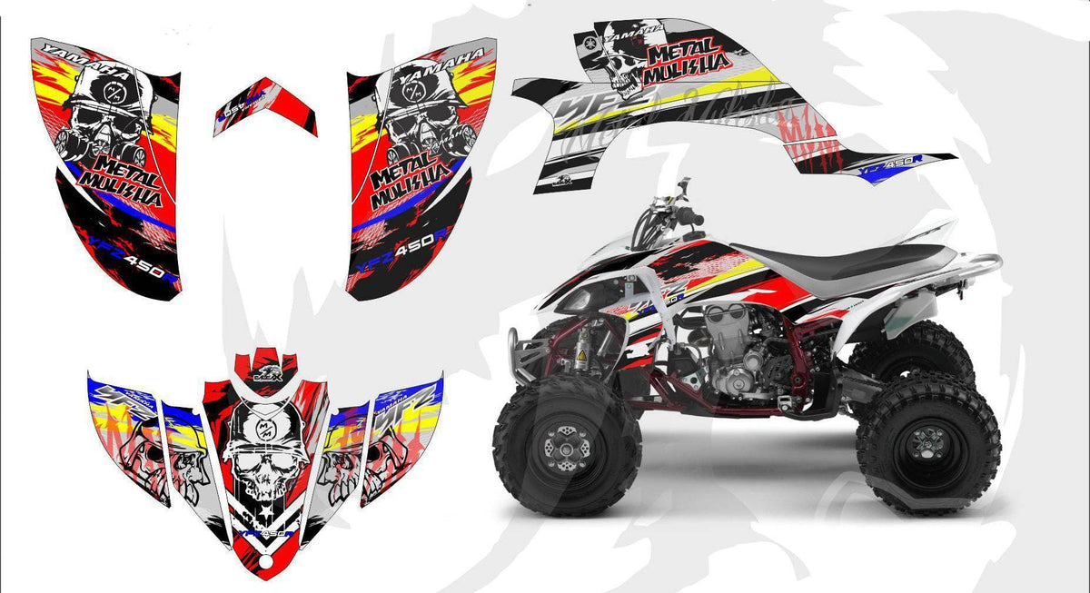 Yamaha YFZ Graphics (2003-2008)-d89 – Krazygraphics.com