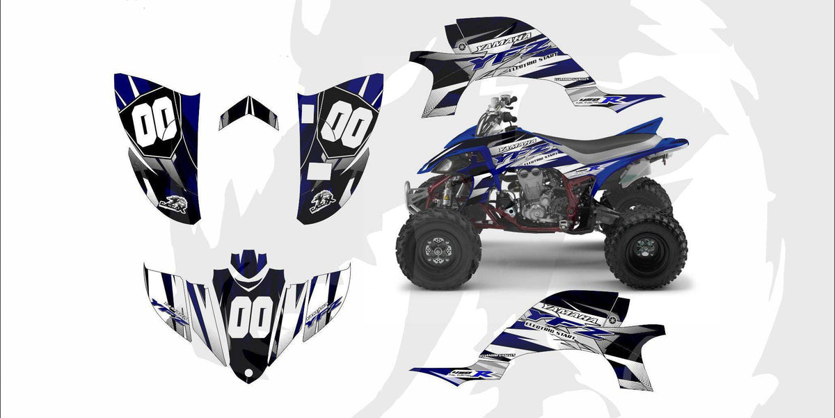Yamaha YFZ Graphics (2003-2008)-d69 – Krazygraphics.com