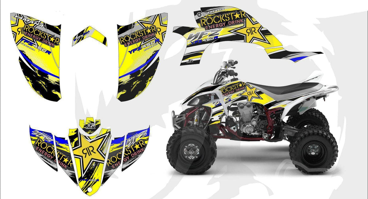Yamaha YFZ Graphics (2003-2008)-d76 – Krazygraphics.com