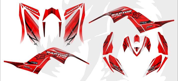 Yamaha Raptor 700R Graphics d16 – Krazygraphics.com