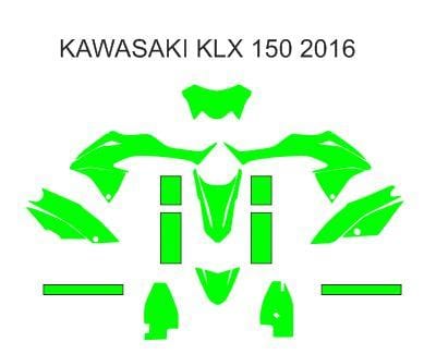 Kawasaki KLX 150 2016 Template – Krazygraphics.com