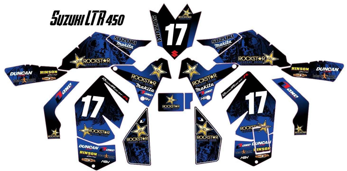 Suzuki LTR 450 Graphics d10 – Krazygraphics.com
