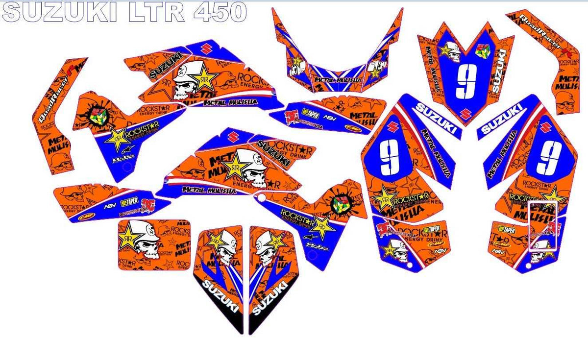 Suzuki LTR 450 Graphics d11 – Krazygraphics.com