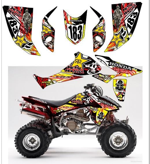Honda TRX-450 D12 – Krazygraphics.com