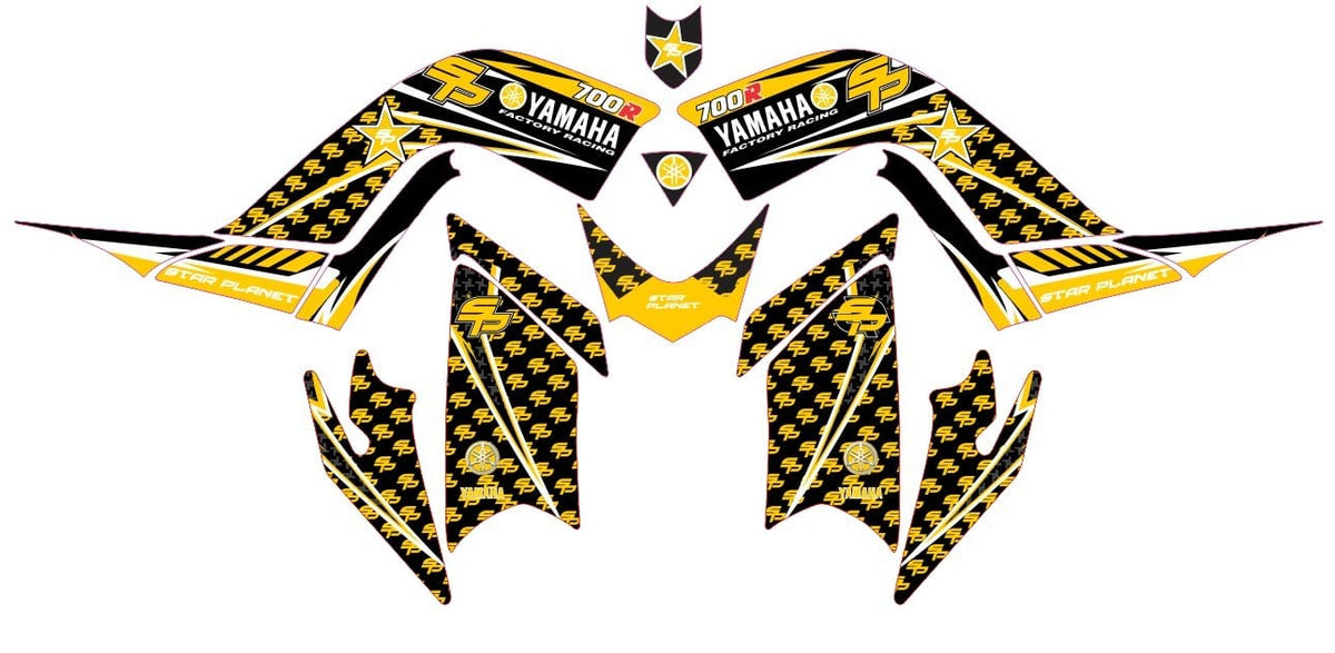 Yamaha Raptor 700R Graphics d28 – Krazygraphics.com