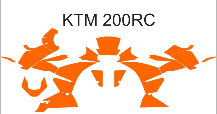KTM RC 200 Template | KrazyGraphics – Krazygraphics.com