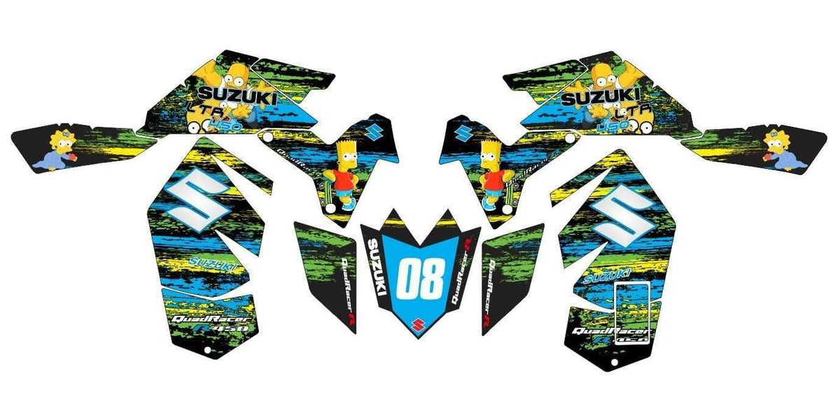 Suzuki LTR 450 Graphics d33 – Krazygraphics.com
