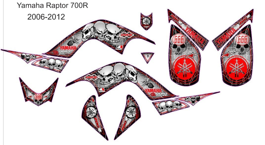 Yamaha Raptor 700R Graphics d4 – Krazygraphics.com