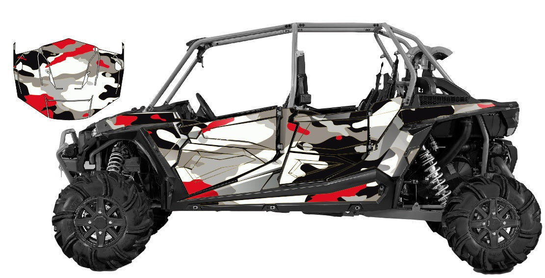 Polaris RZR 1000 4dr Camo – Krazygraphics.com